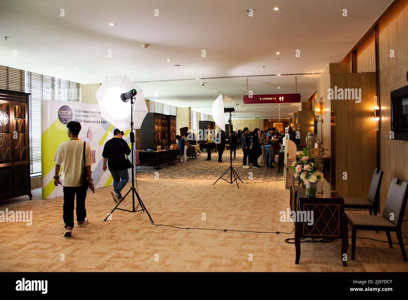 Press room reporter hi-res stock photography and images - Alamy