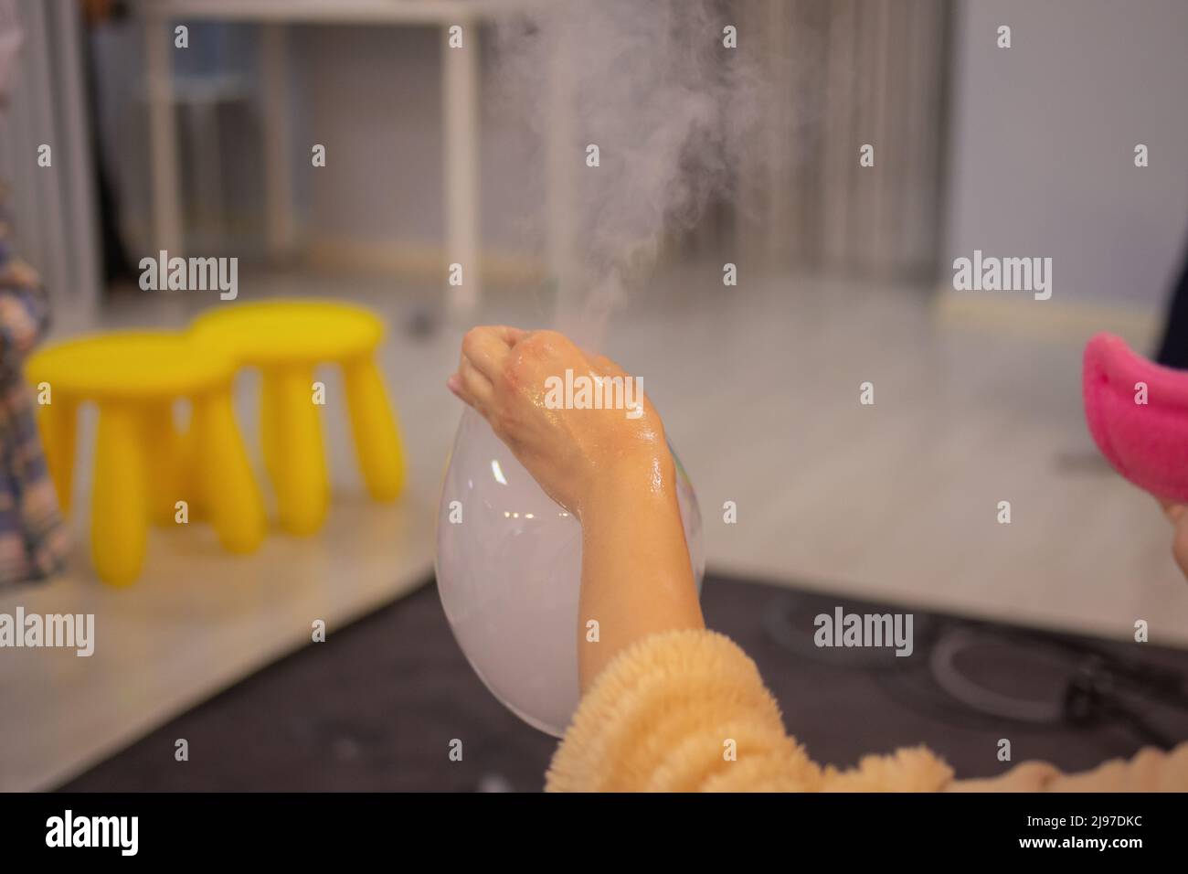 Children's hands in soapy foam.Clean hands concept. Hygiene and health ...