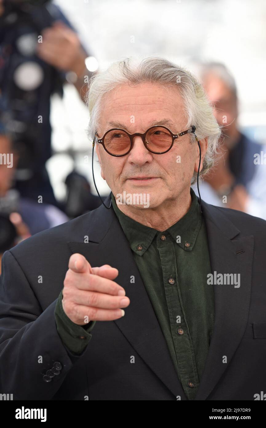 Director George Miller attends a photo call for the film Three Thousand ...