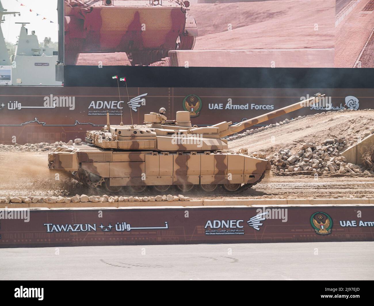Abu Dhabi, UAE - Feb.23. 2011: Nexter Systems UAE (United Arab Emirates ...