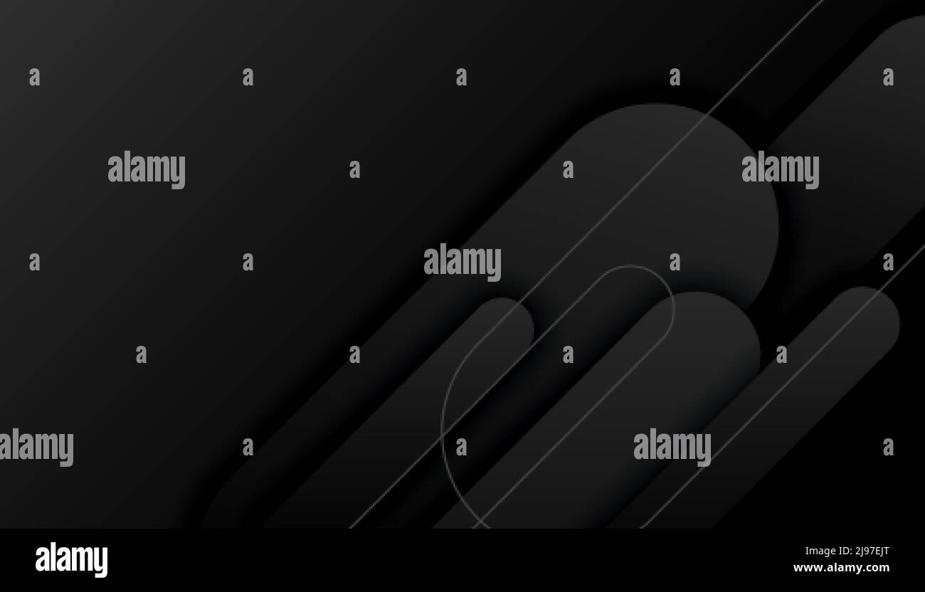 Abstract black shapes hi-res stock photography and images - Alamy