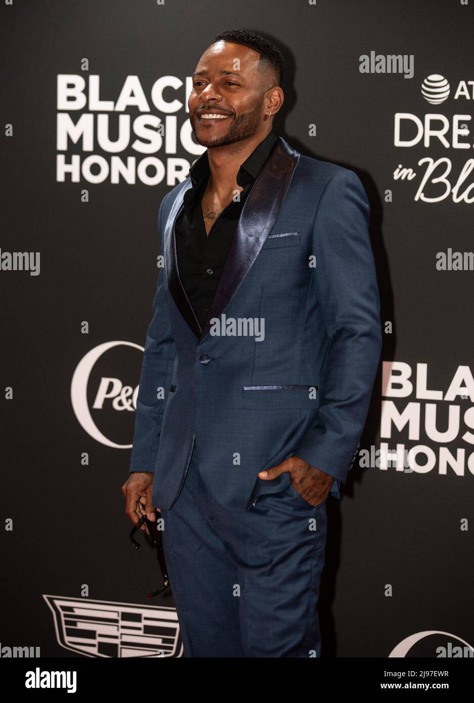 Singer / Songwriter / Producer Eric Bellinger arrives on the Red Carpet ...