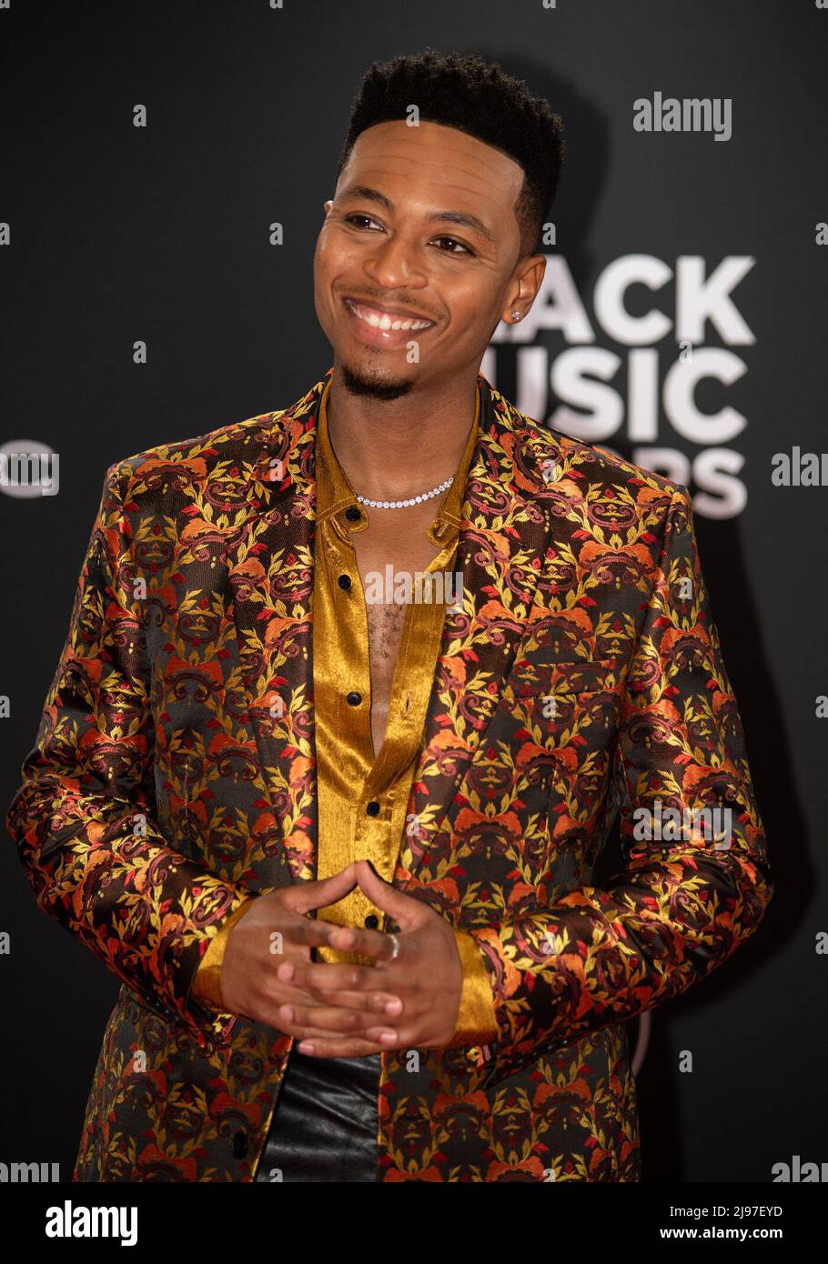 Atlanta, USA. 19th May, 2022. R&B Singer/Songwriter Kevin Ross arrives ...