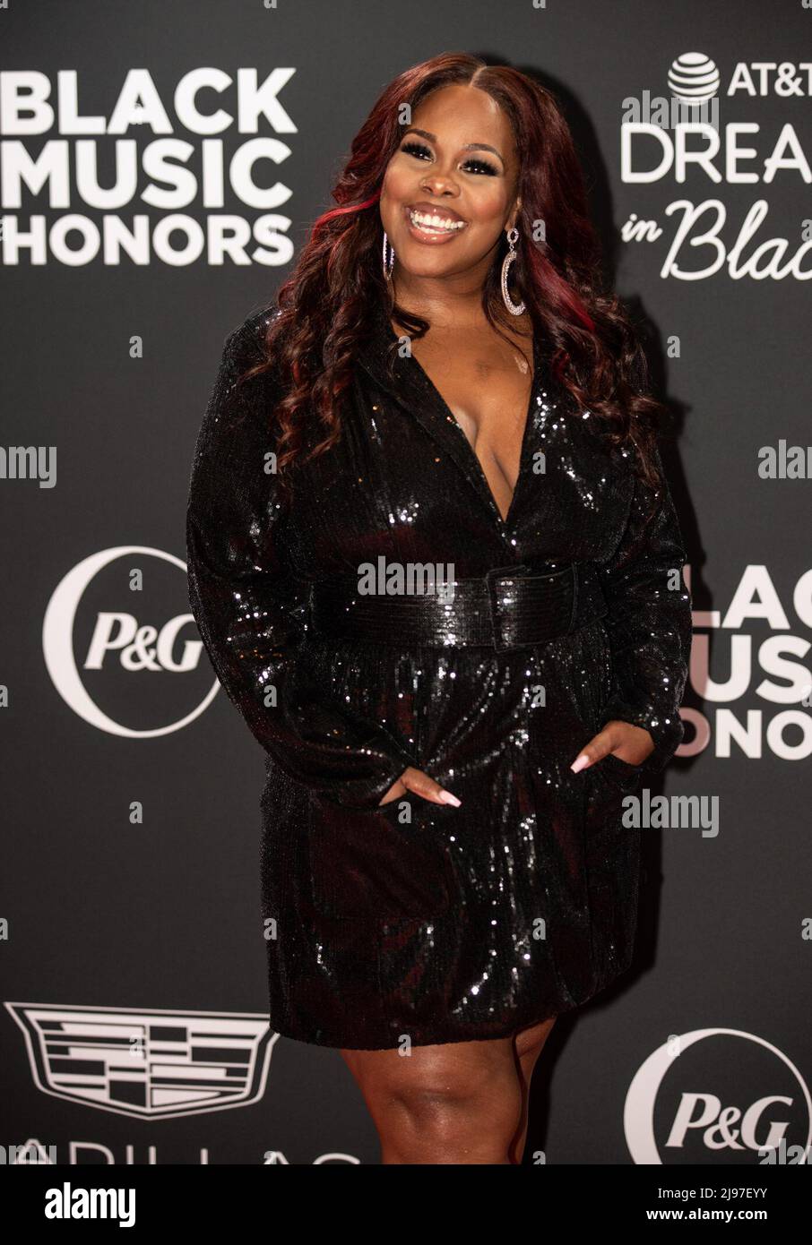 Singer / Actress Amber Riley arrives for the Red Carpet of the 7th ...