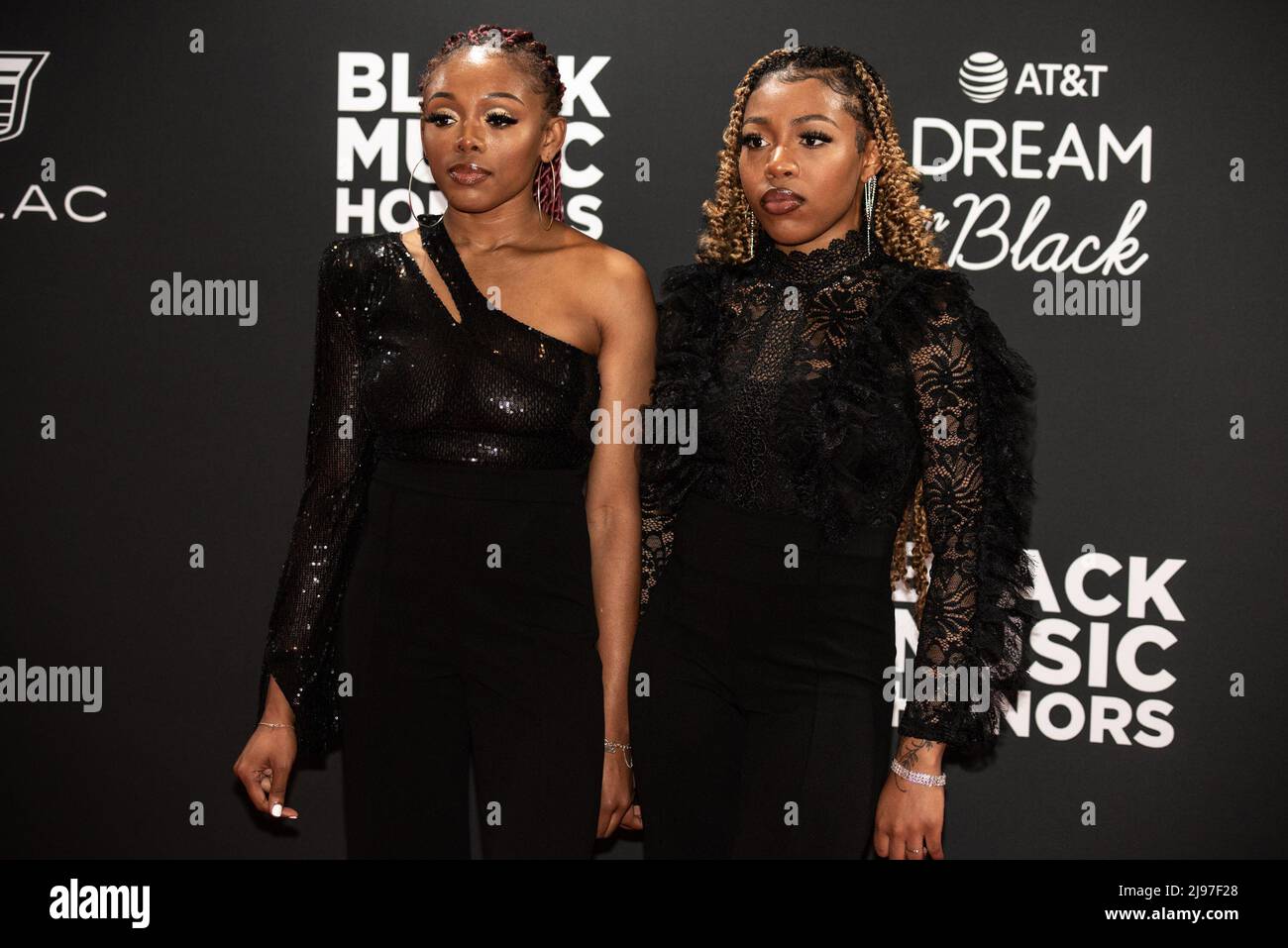 Ahjah & Rhea Walls arrive on the Red Carpet of the 7th Annual Black ...