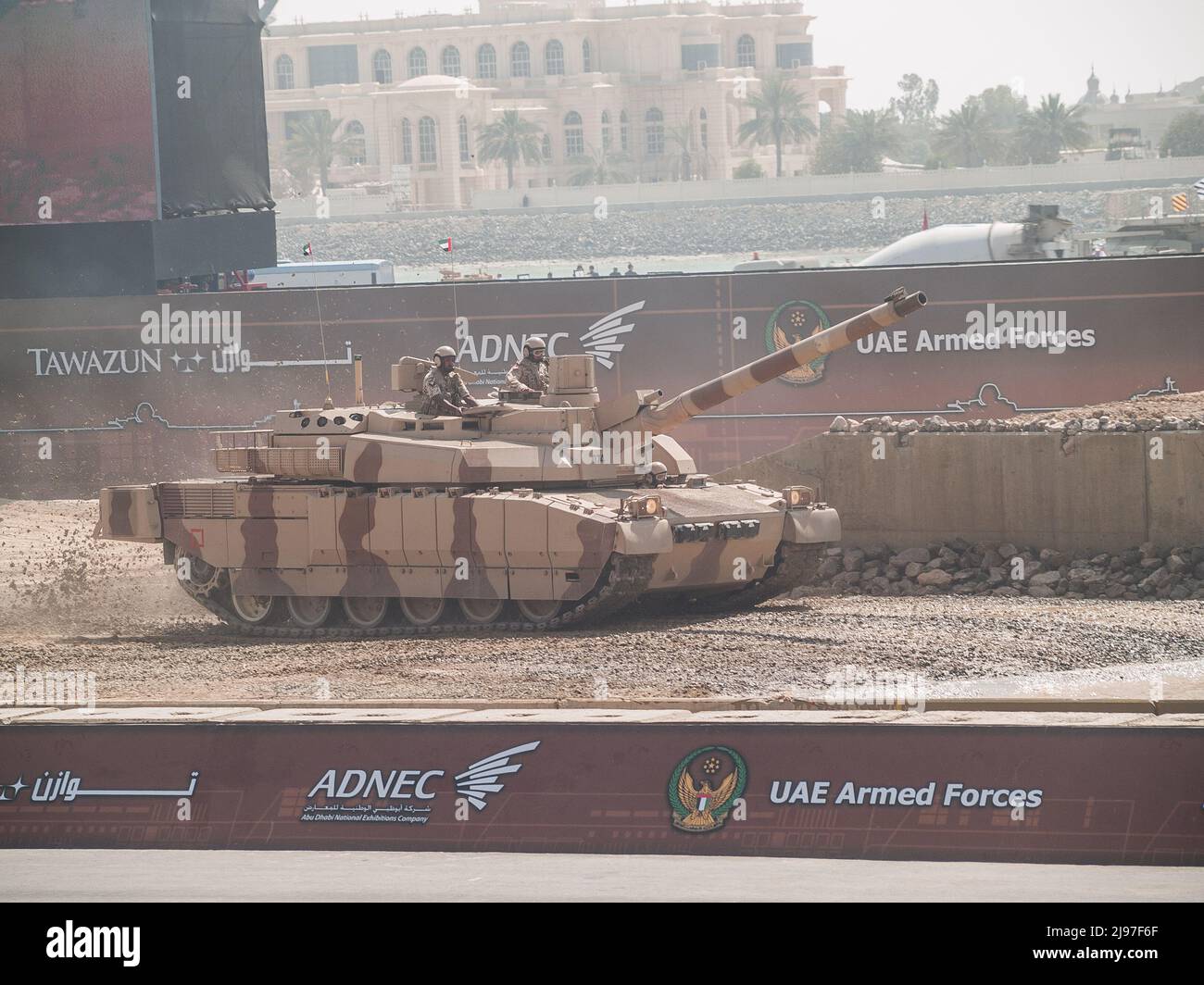 Abu Dhabi, UAE - Feb.23. 2011: Nexter Systems UAE (United Arab Emirates ...