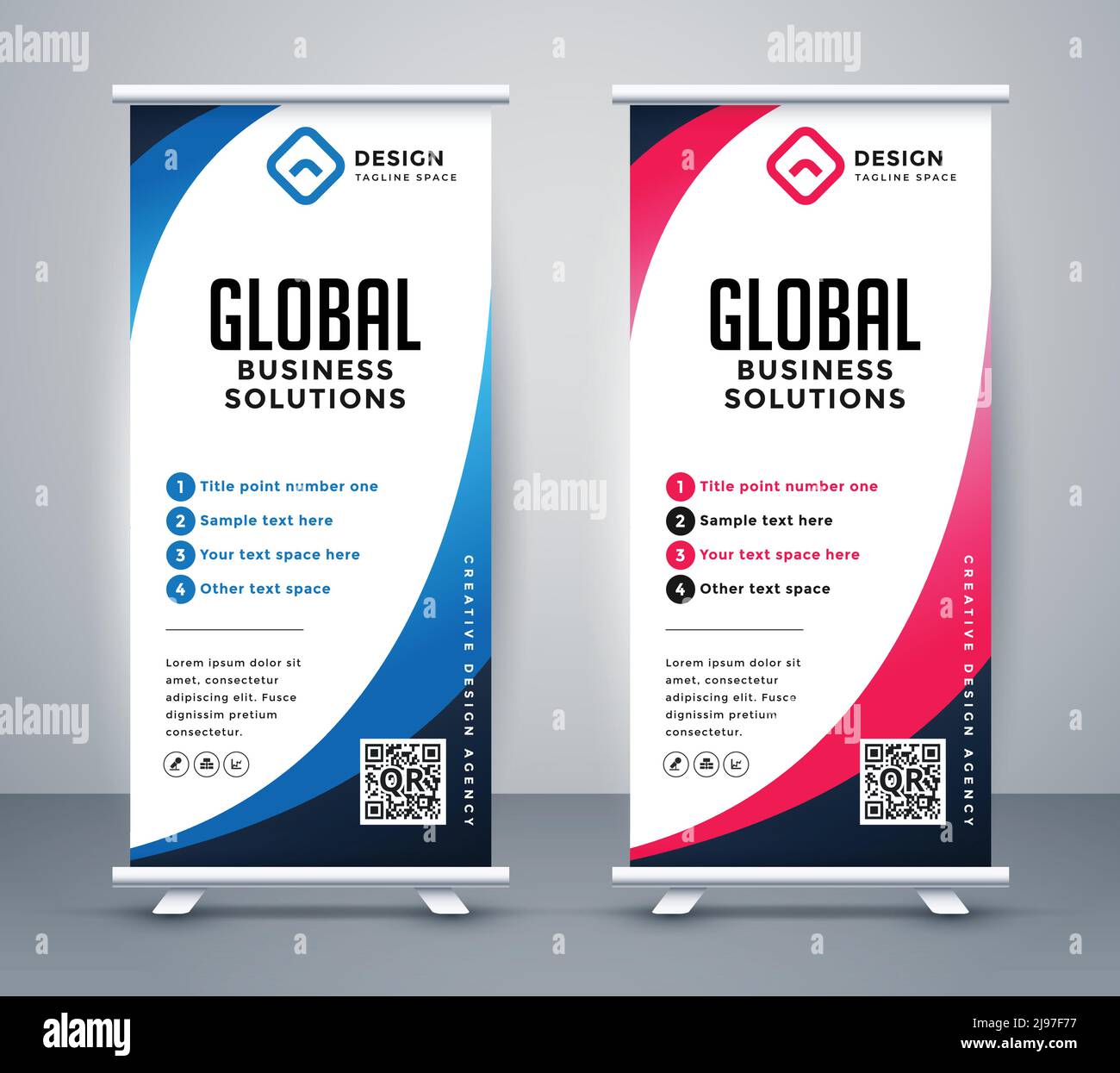 Roll up display Stock Vector Images - Alamy