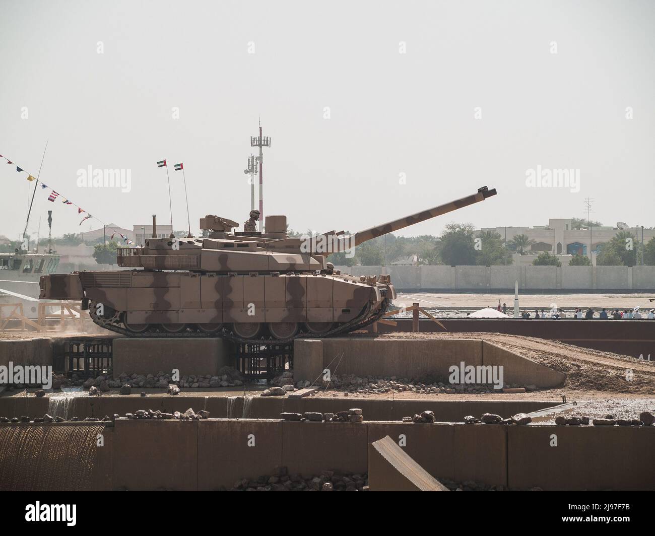 Abu Dhabi, UAE - Feb.23. 2011: Nexter Systems UAE (United Arab Emirates ...