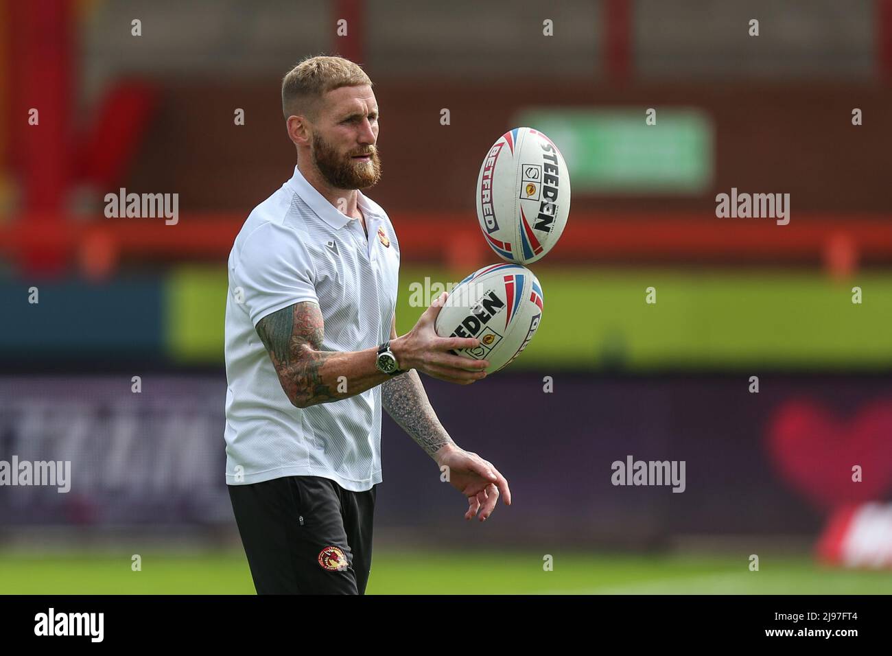Sam Tomkins #29 of Catalans Dragons ahead of today’s fixture Stock ...