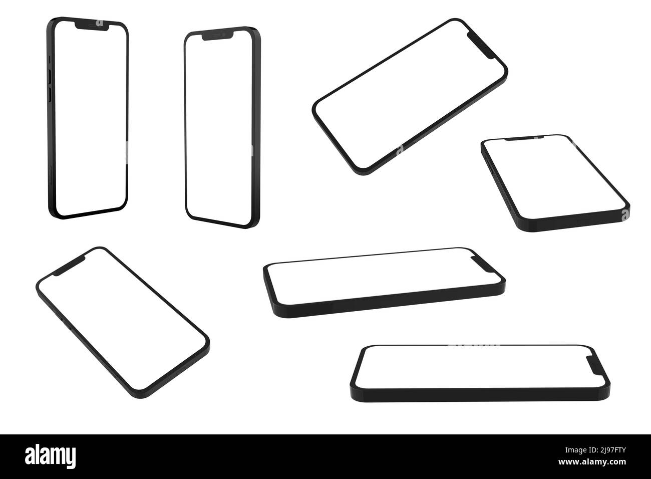 Mobile phone template hi-res stock photography and images - Alamy