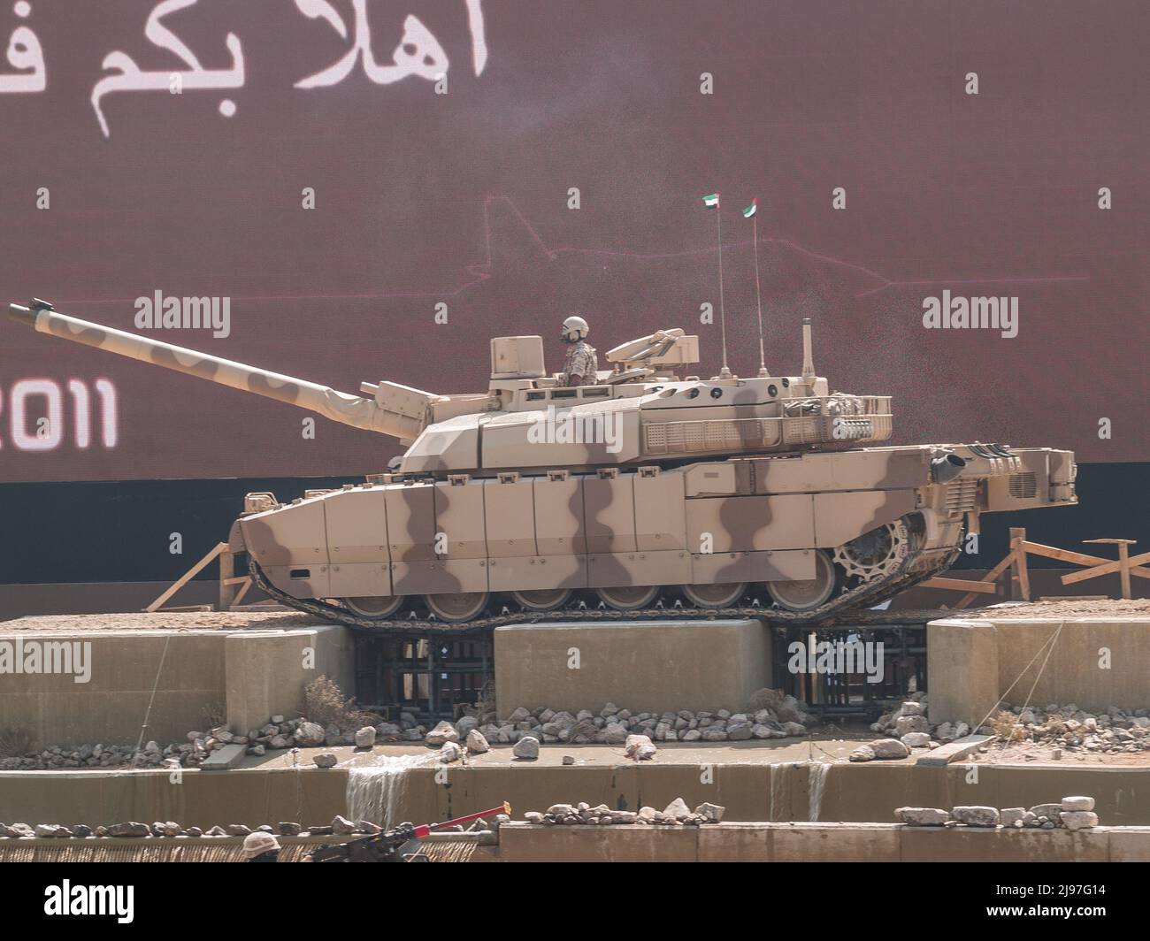 Abu Dhabi, UAE - Feb.23. 2011: Nexter Systems UAE (United Arab Emirates ...
