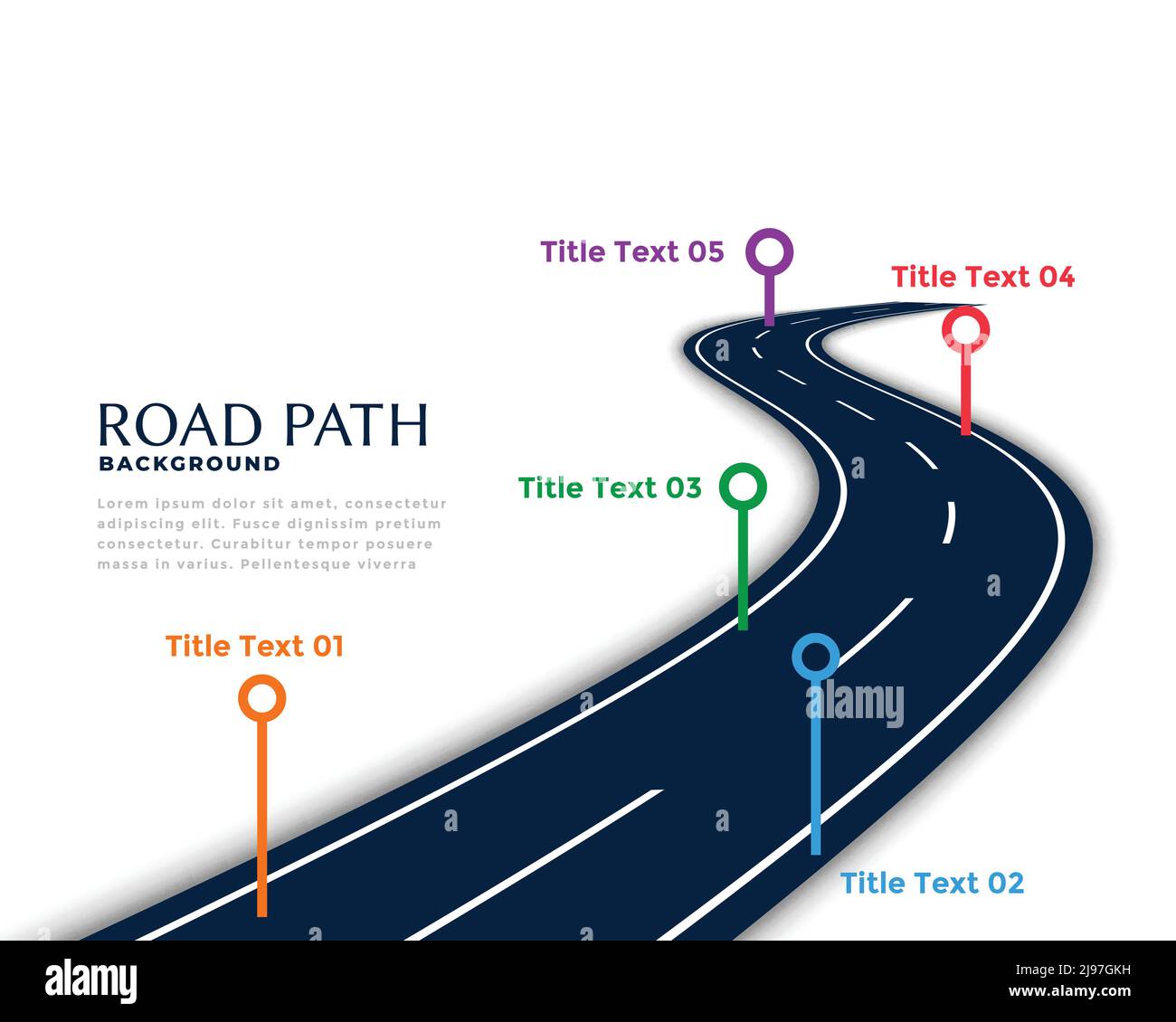 Winding roadway Stock Vector Images - Alamy