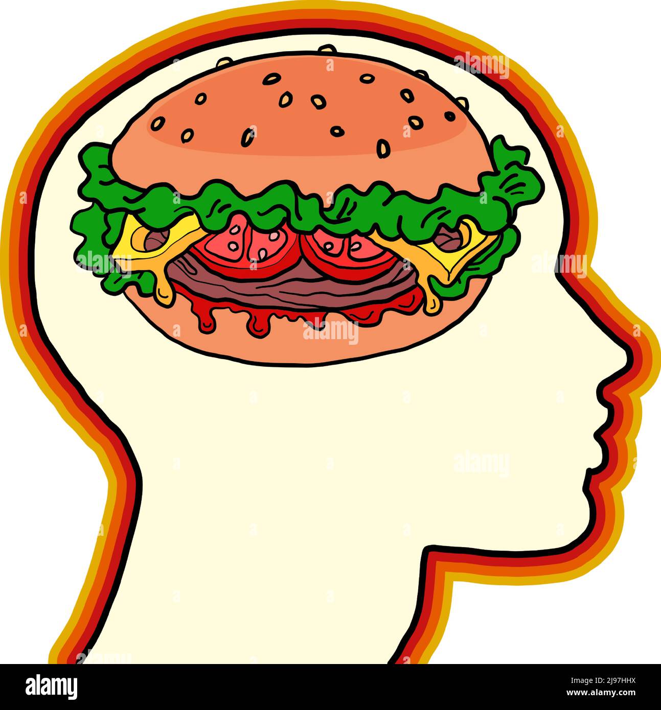 Restaurant american dream Stock Vector Images - Alamy