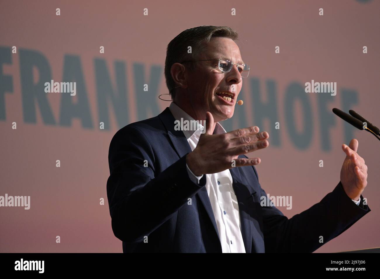 Bremen, Germany. 21st May, 2022. Frank Imhoff, the current president of ...