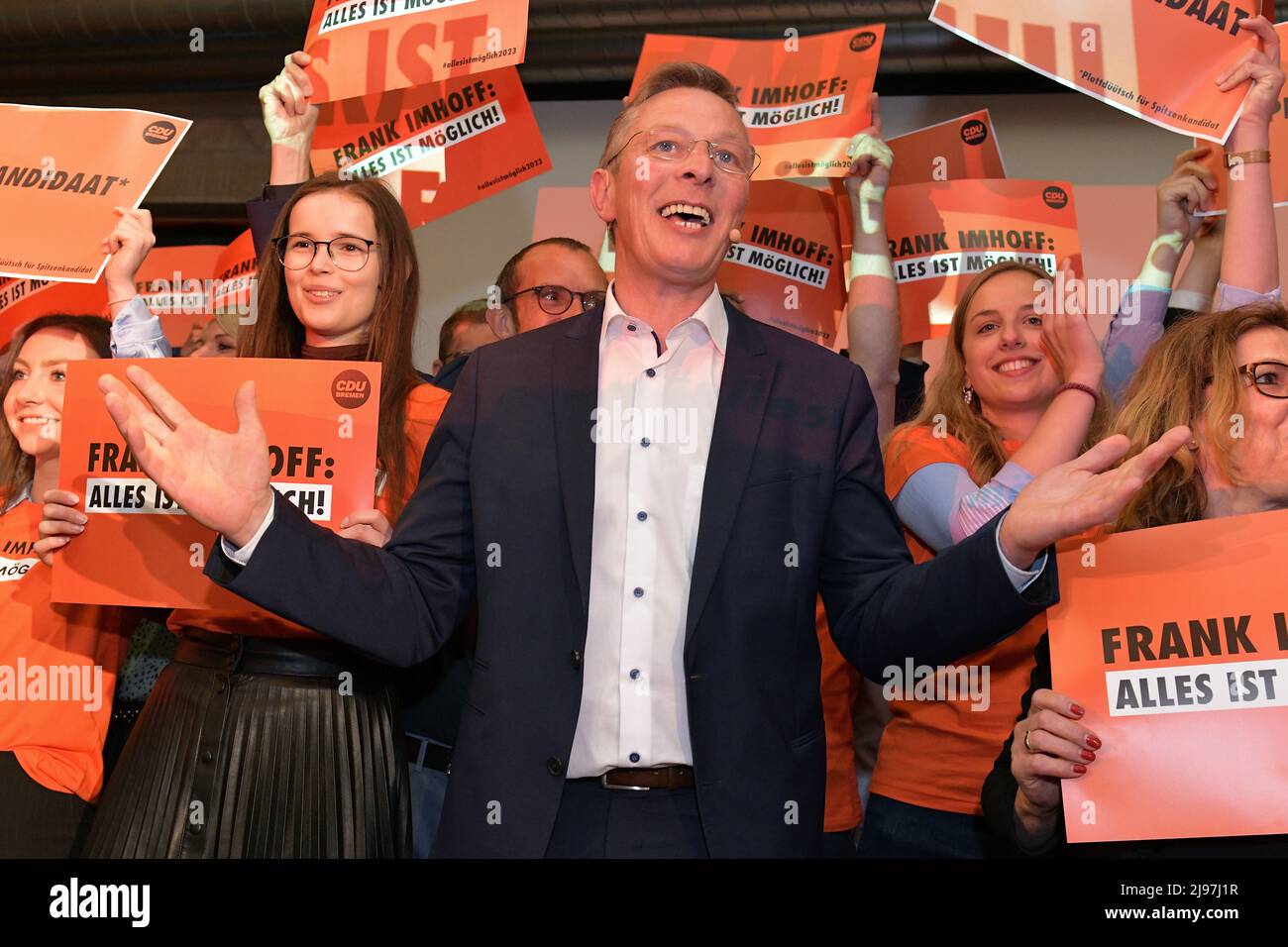 Bremen, Germany. 21st May, 2022. Frank Imhoff, the current president of ...