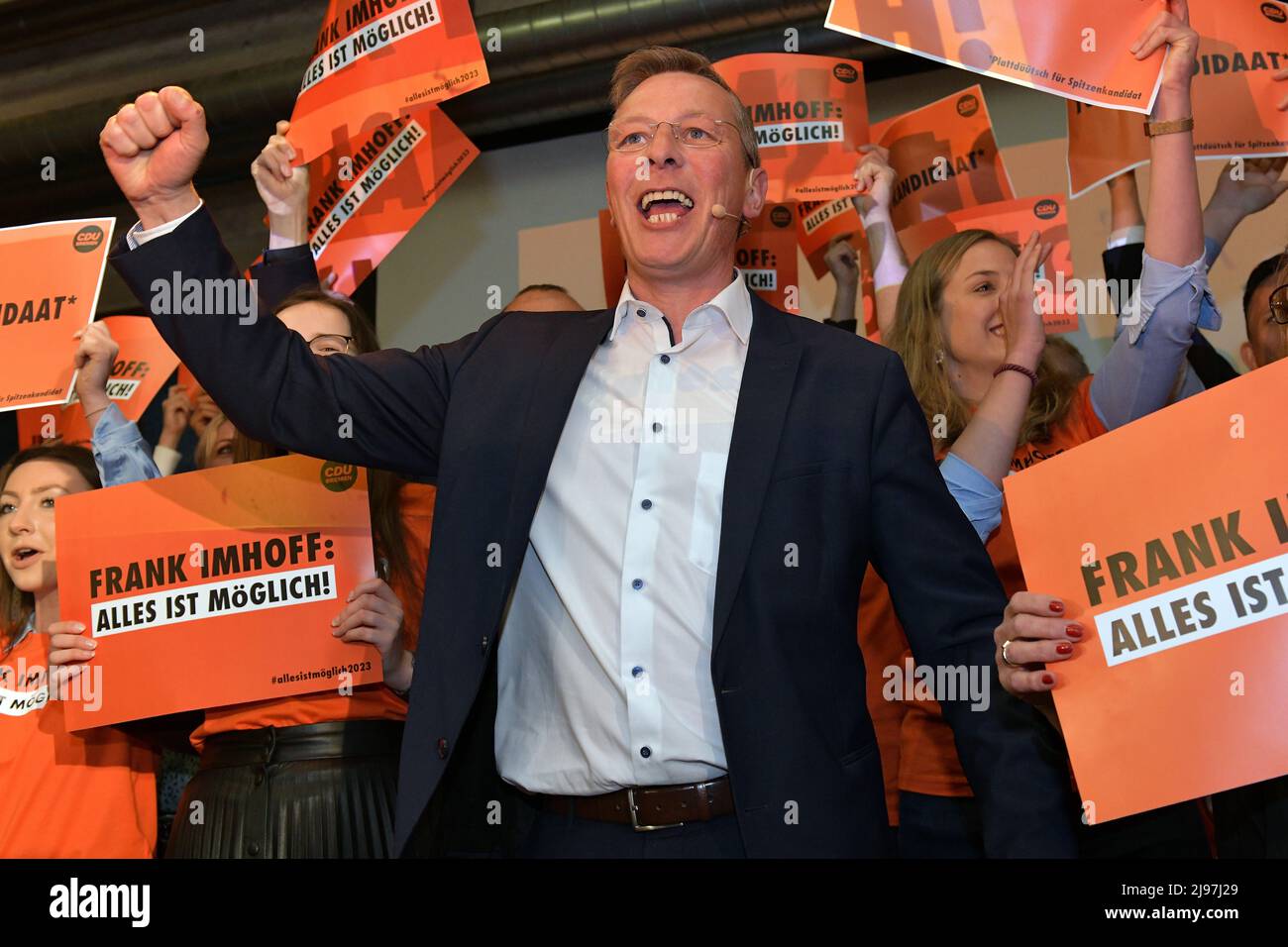 Bremen, Germany. 21st May, 2022. Frank Imhoff, the current president of ...