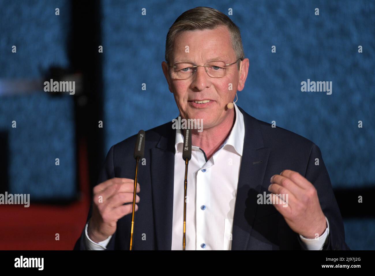 Bremen, Germany. 21st May, 2022. Frank Imhoff, the current president of ...