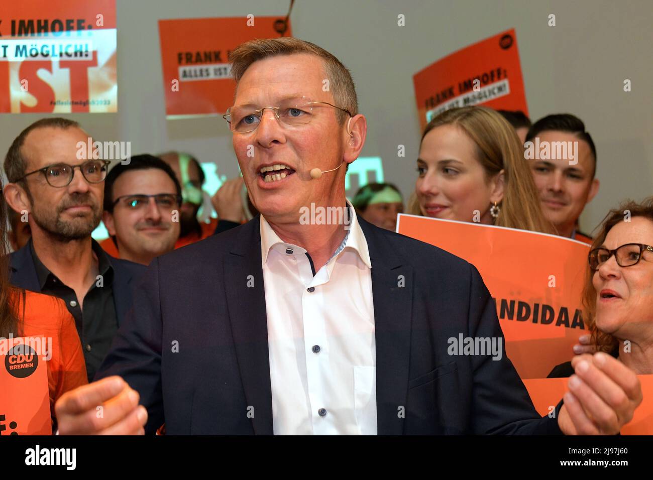 Bremen, Germany. 21st May, 2022. Frank Imhoff, the current president of ...