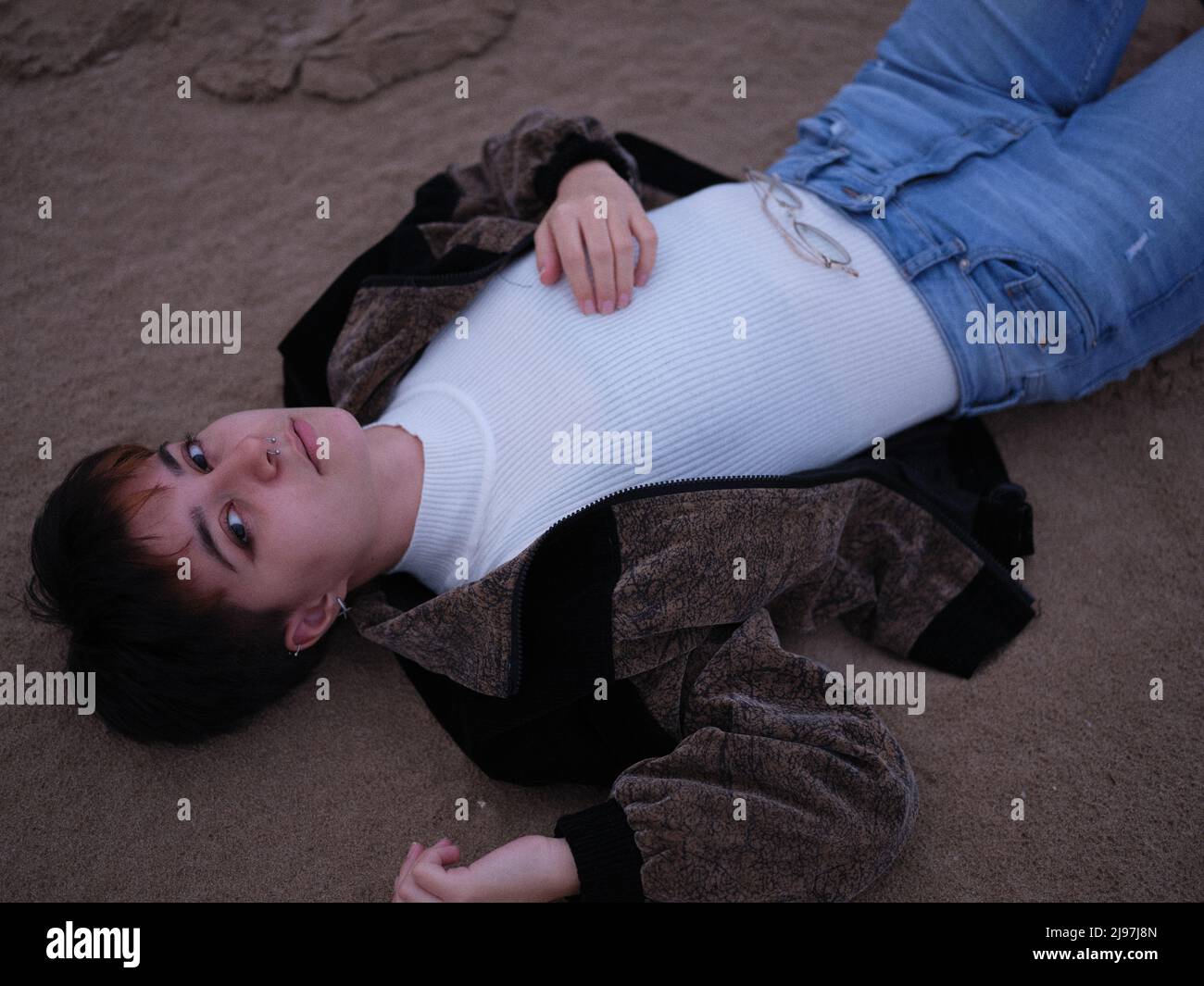 Non binary model hi-res stock photography and images - Alamy