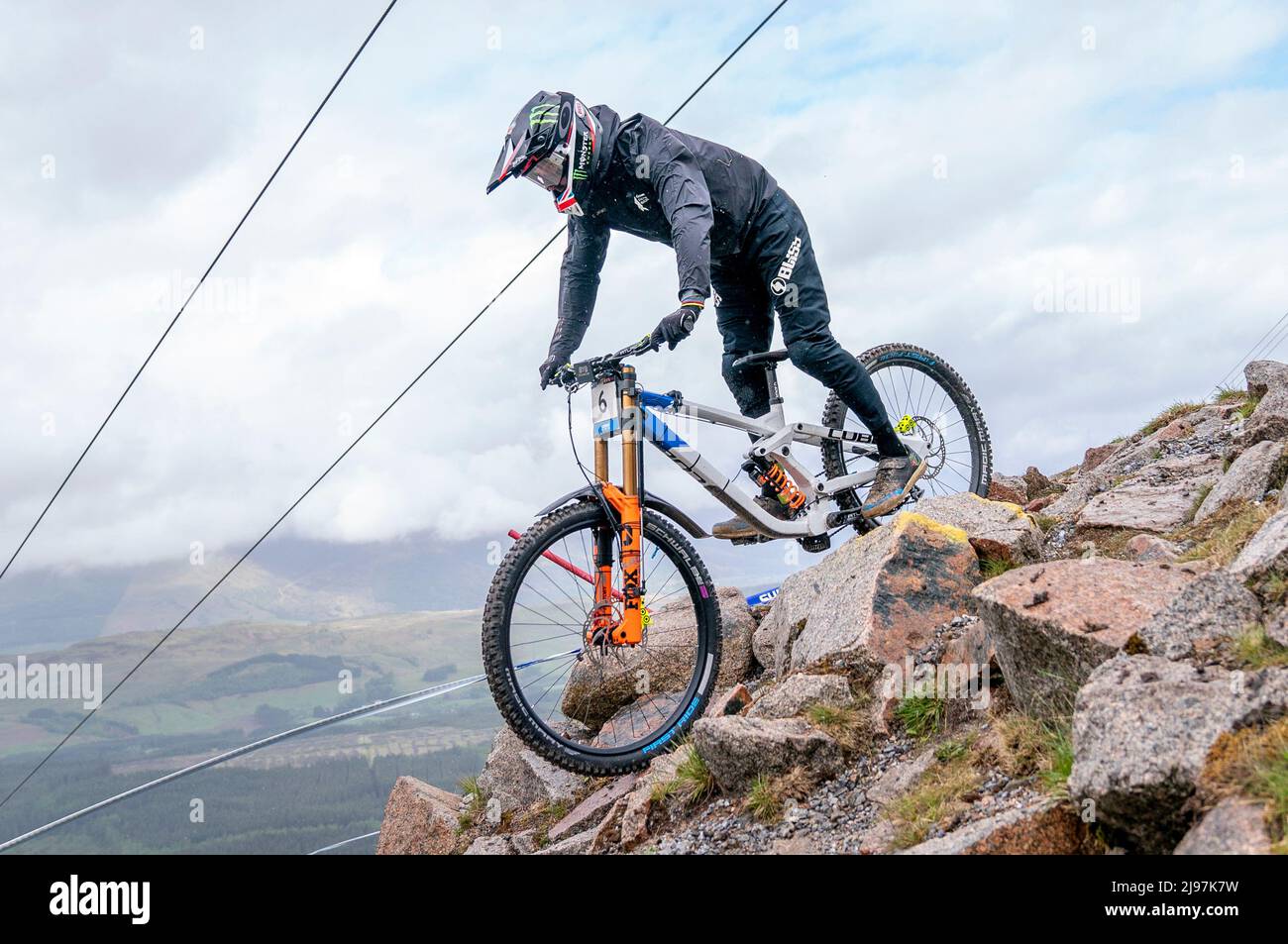 Great Britain’s Danny Hart during day one of the Mercedes-Benz UCI MTB ...