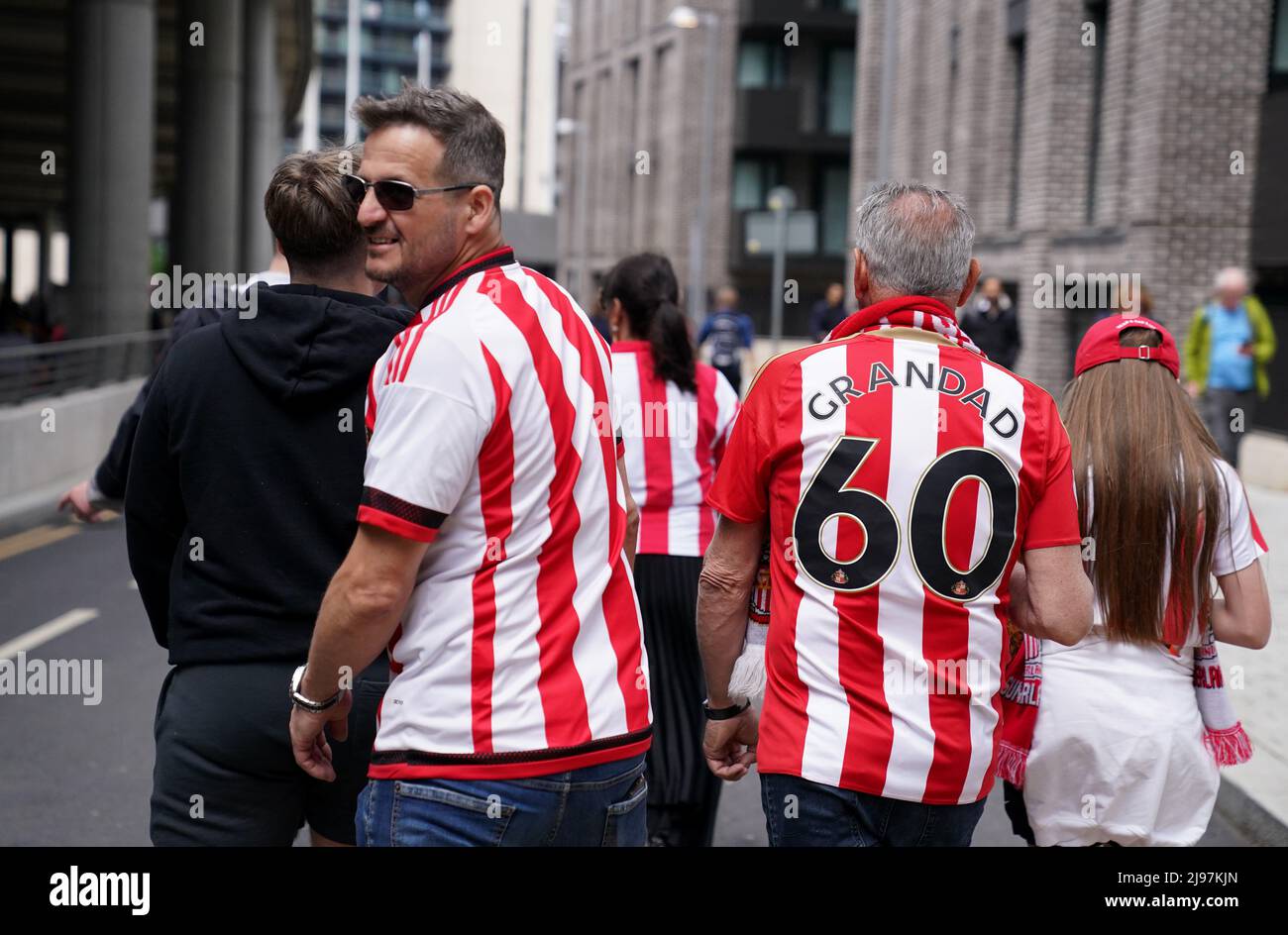Wycombe fans outside stadium hi-res stock photography and images - Alamy