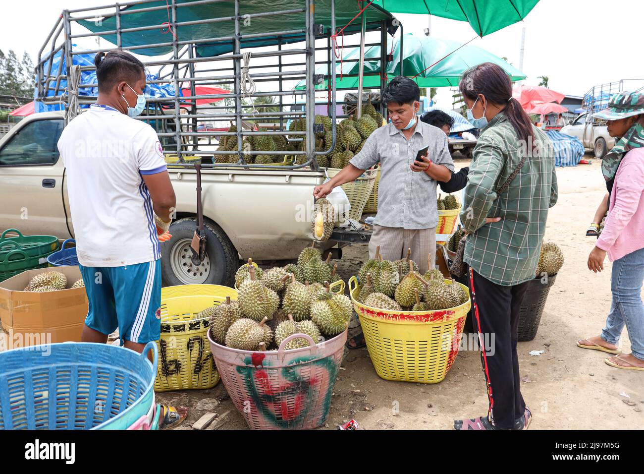 Cambodian police checkpoint hi-res stock photography and images - Alamy