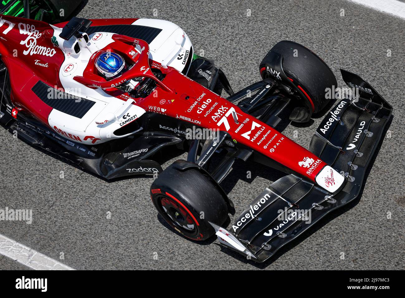 Barcelona, Spain. 20th May, 2022. #77 Valtteri Bottas (FIN, Alfa Romeo ...