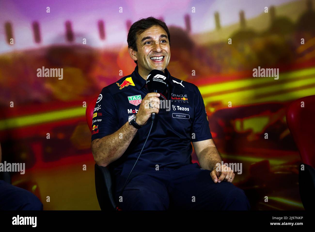 Barcelona, Spain. 21st May, 2022. Pierre Wache (Oracle Red Bull Racing ...