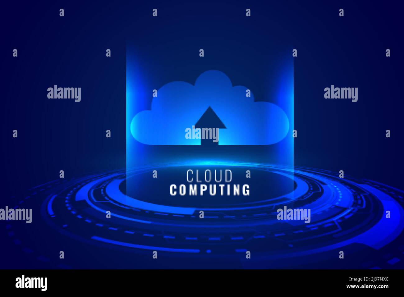 cloud computing technology concept background Stock Vector Image & Art ...