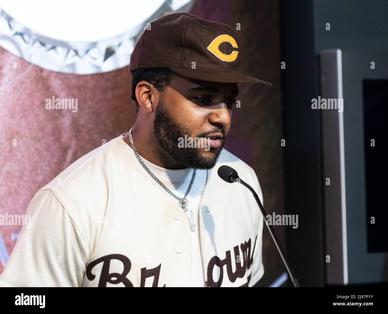 May 20, 2022, New York, New York, United States: C. J. Wallace speaks ...