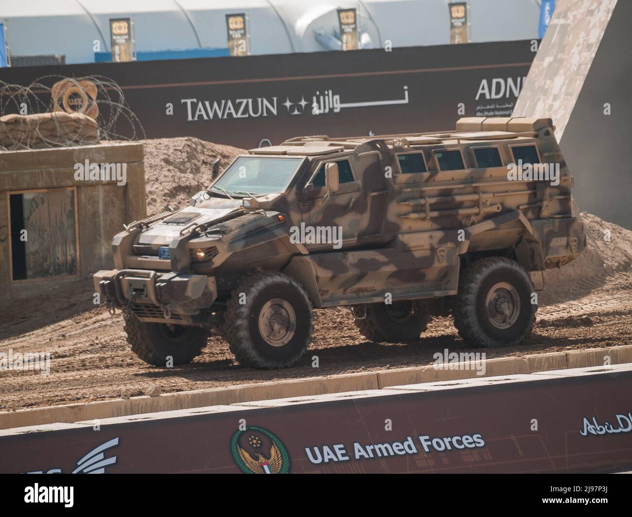 Abu Dhabi, UAE - Feb.23. 2011: Typhoon 4x4 Mine Resistant Ambush ...