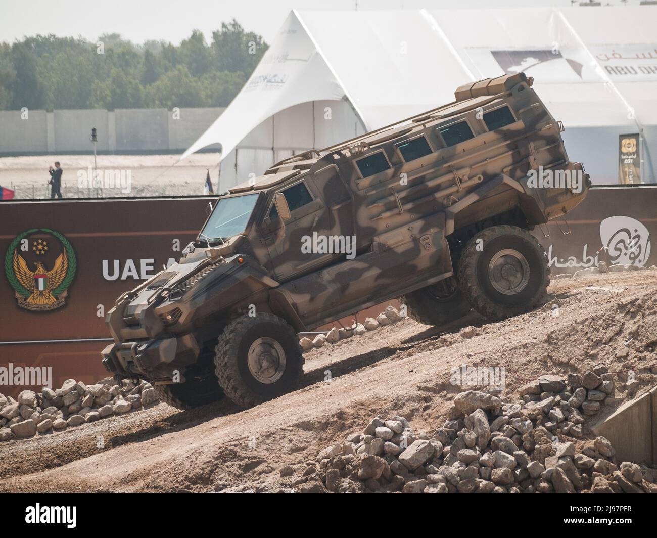 Abu Dhabi, UAE - Feb.23. 2011: Typhoon 4x4 Mine Resistant Ambush ...
