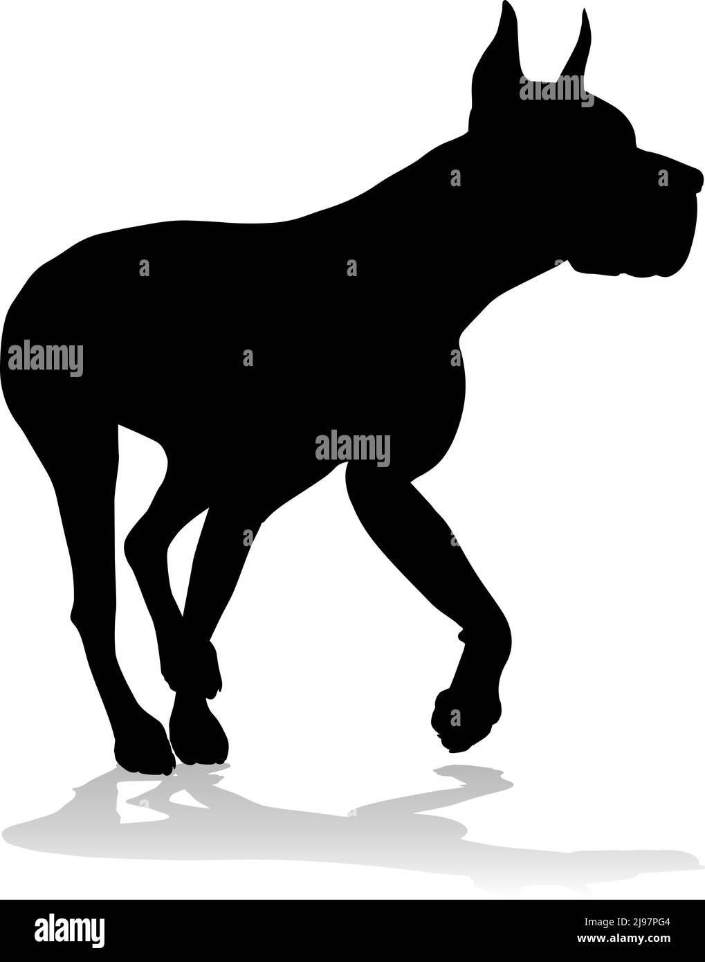 Dog Silhouette Pet Animal Stock Vector Image & Art - Alamy