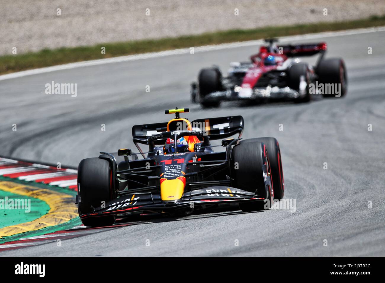 Sergio Perez (MEX) Red Bull Racing RB18. Spanish Grand Prix, Saturday ...
