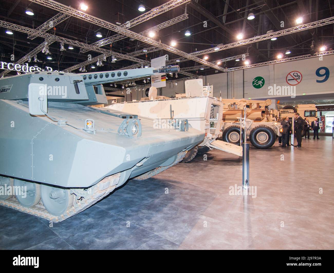 Abu Dhabi, UAE - Feb.23. 2011: Rheinmetall Defence LANCE RC Remote ...