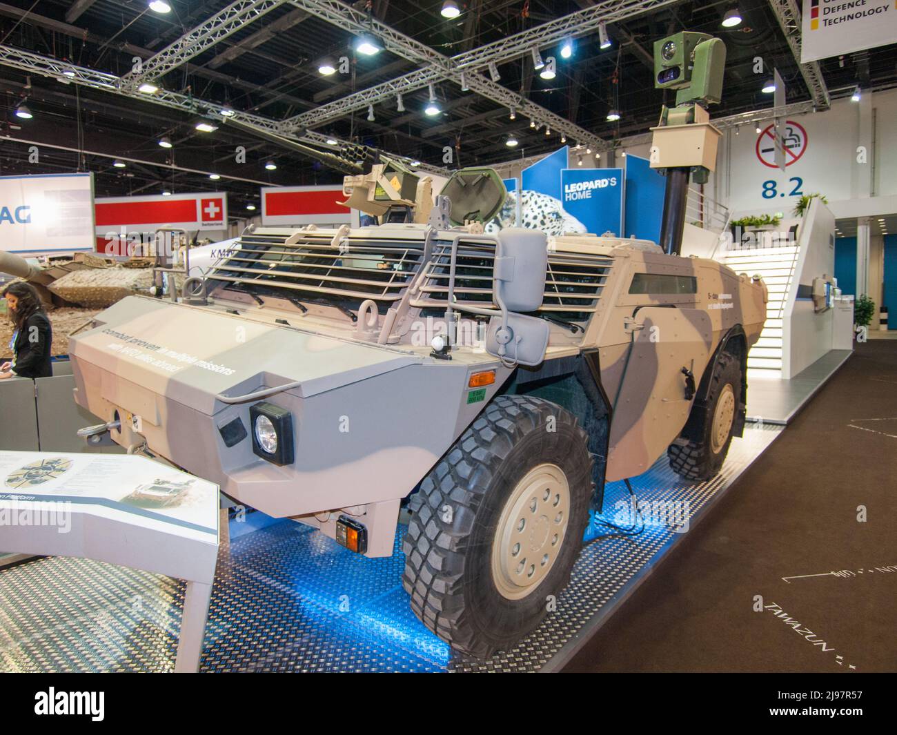 IDEX 2011 Military Exibition Stock Photo - Alamy