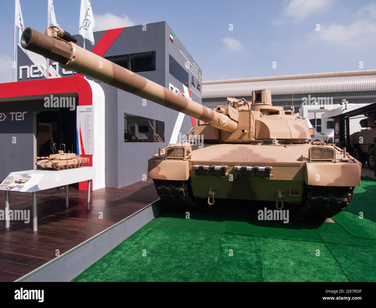 Abu Dhabi, UAE - Feb.23. 2011: Nexter Systems UAE (United Arab Emirates ...