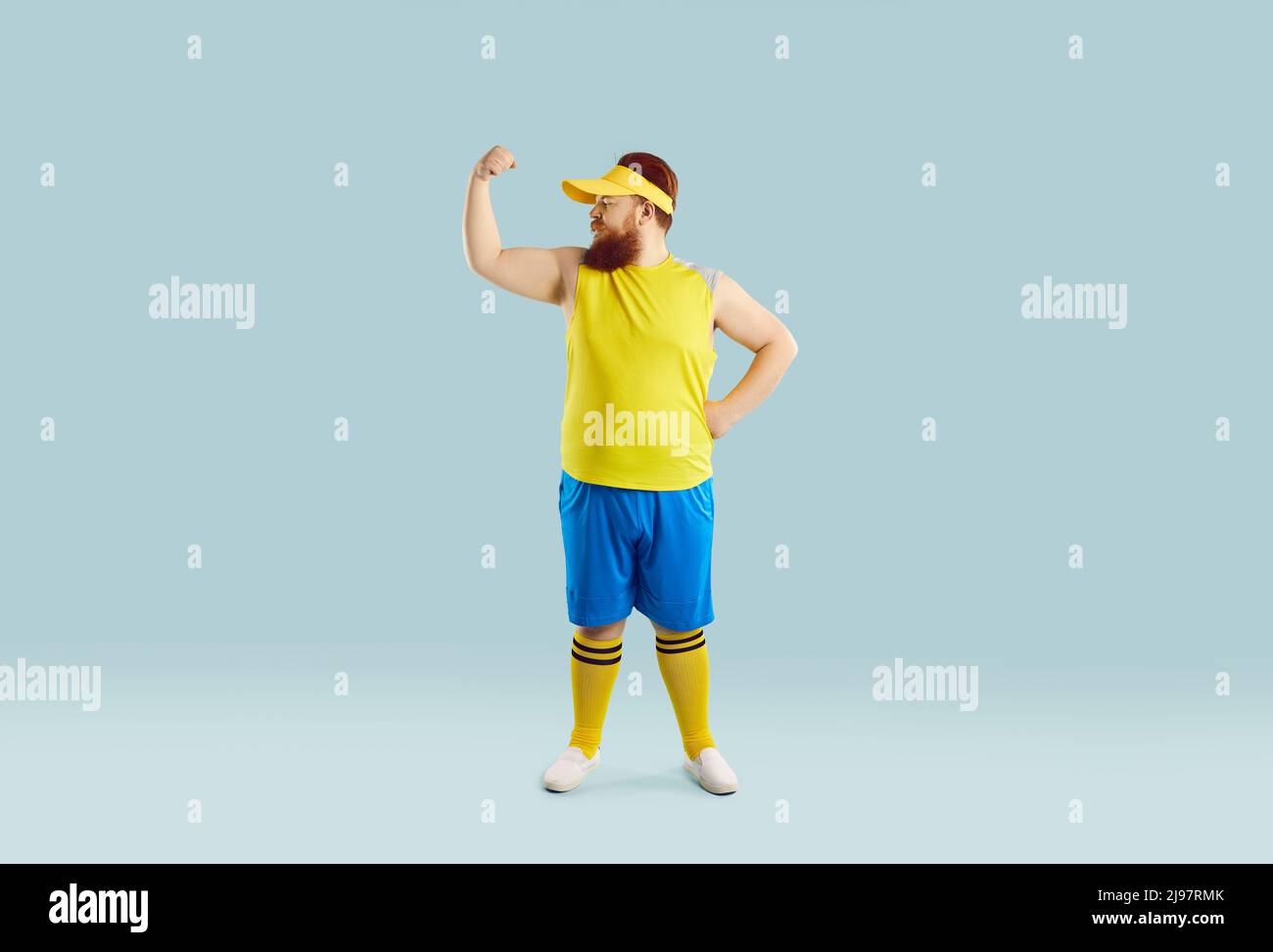 Man flexing arm hi-res stock photography and images - Alamy