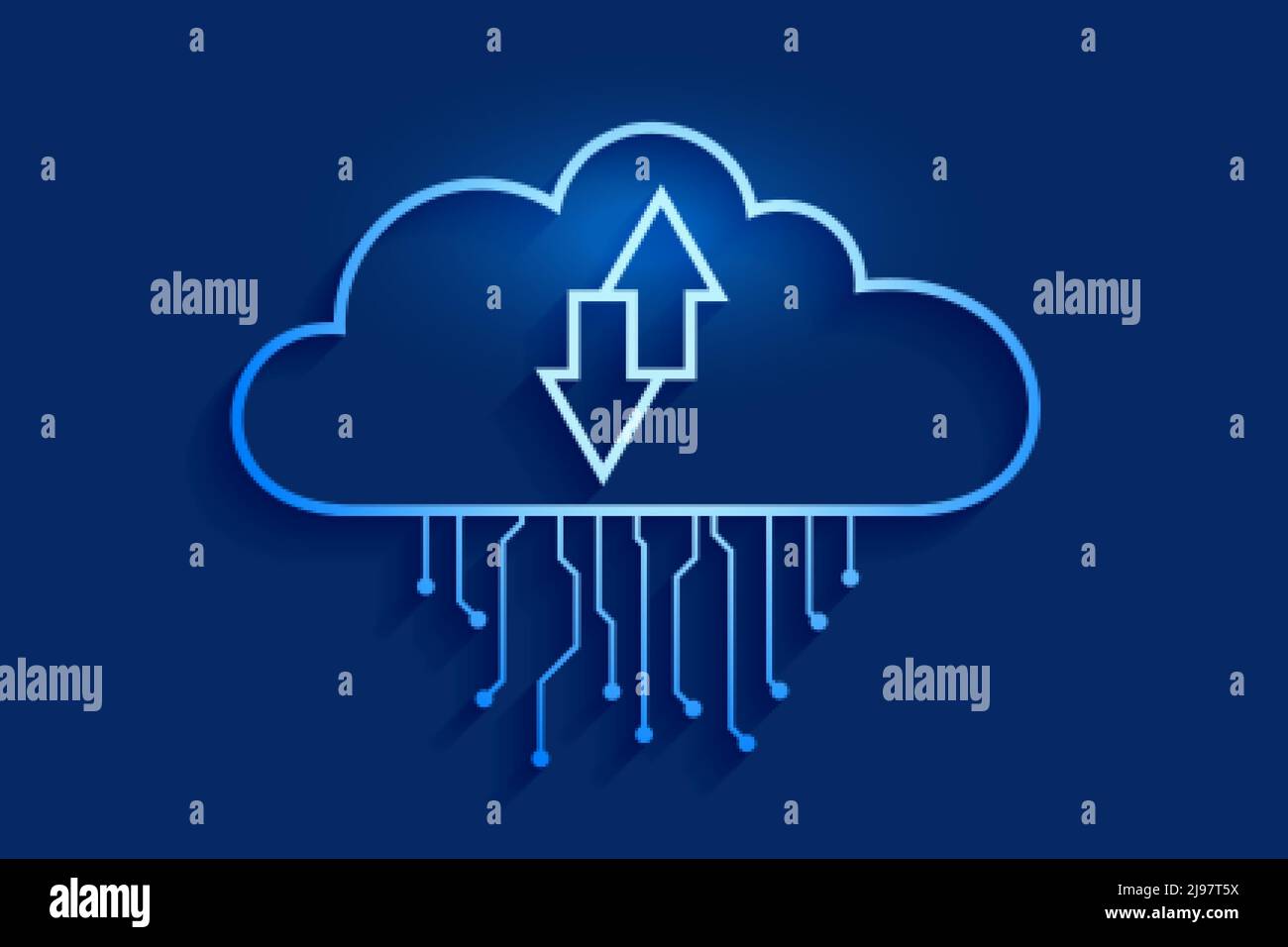 Streaming data Stock Vector Images - Alamy