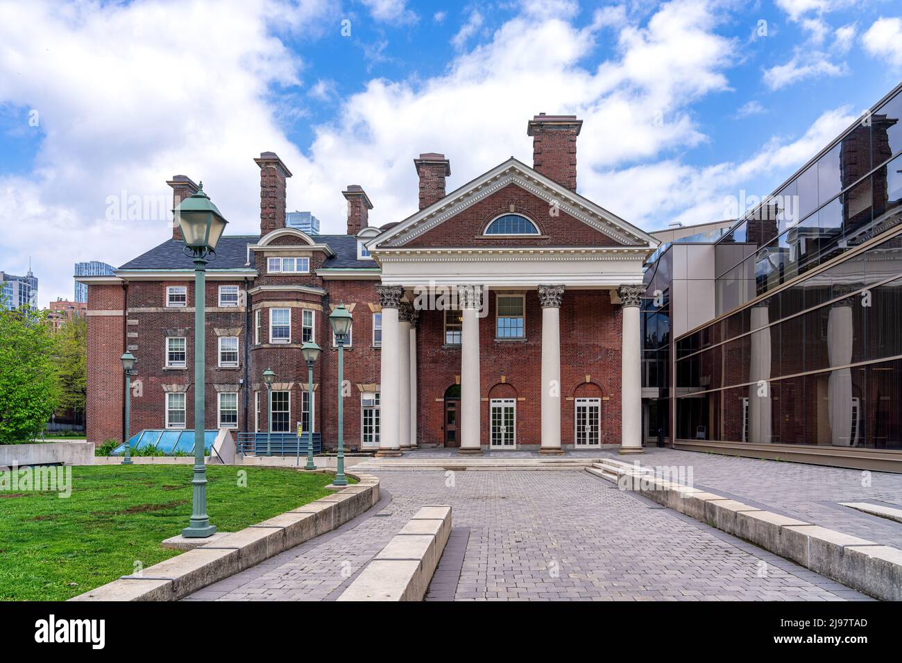 Flavelle House exterior architecture. The old building is a heritage of ...