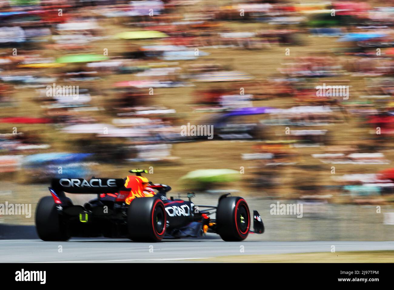 Sergio Perez (MEX) Red Bull Racing RB18. Spanish Grand Prix, Saturday ...