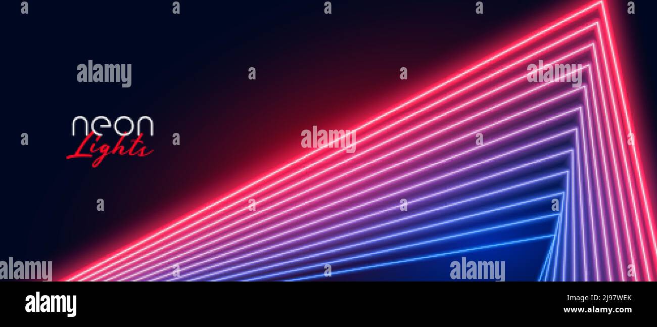 Red and blue neon Stock Vector Images - Alamy