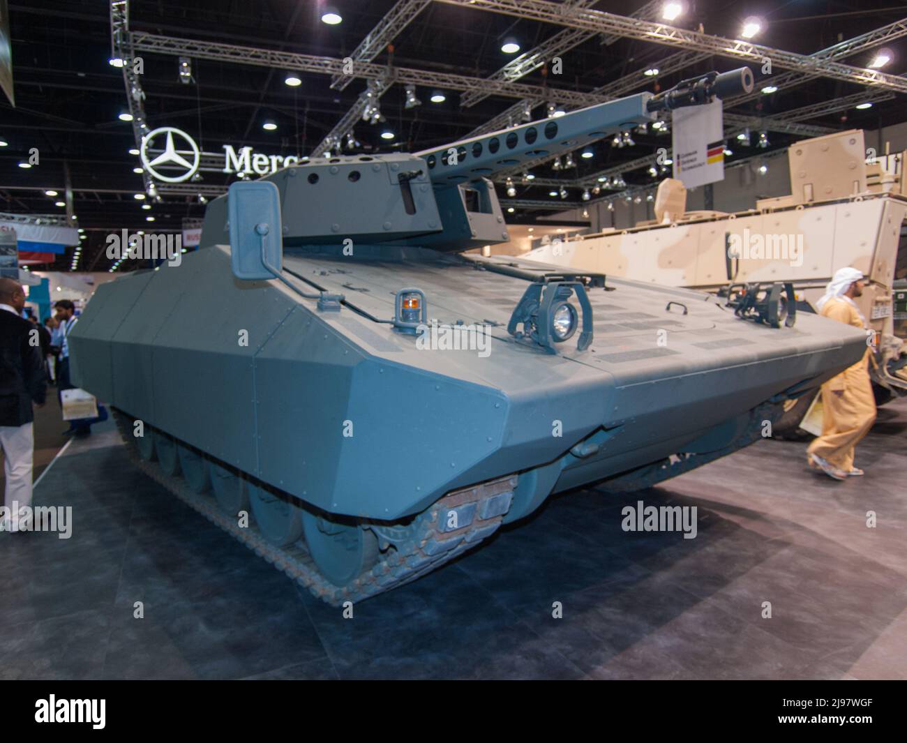 Abu Dhabi, UAE - Feb.23. 2011: Rheinmetall Defence LANCE RC Remote ...