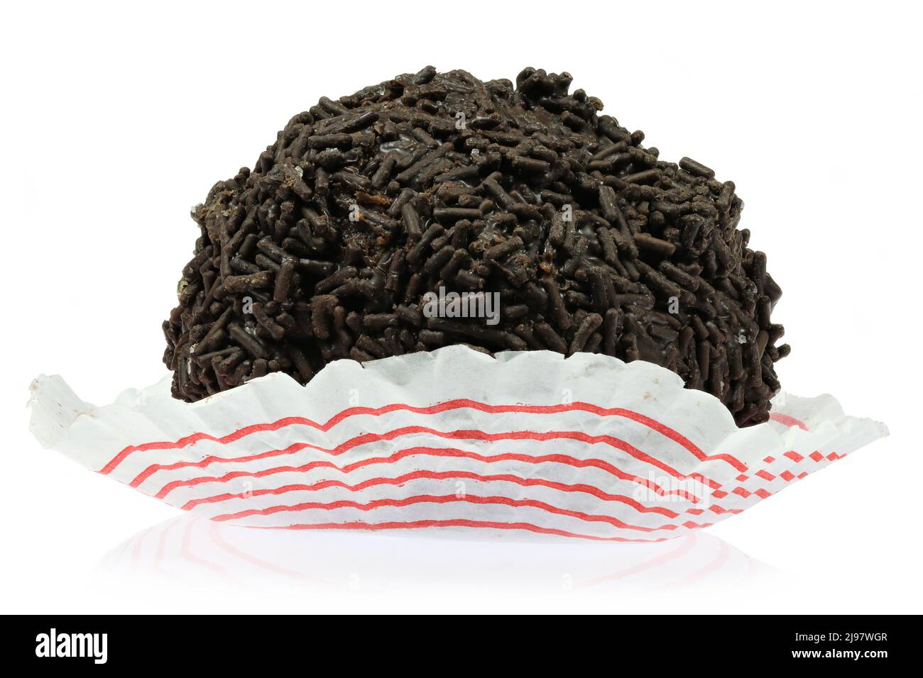 traditional German rum ball isolated on white background Stock Photo ...