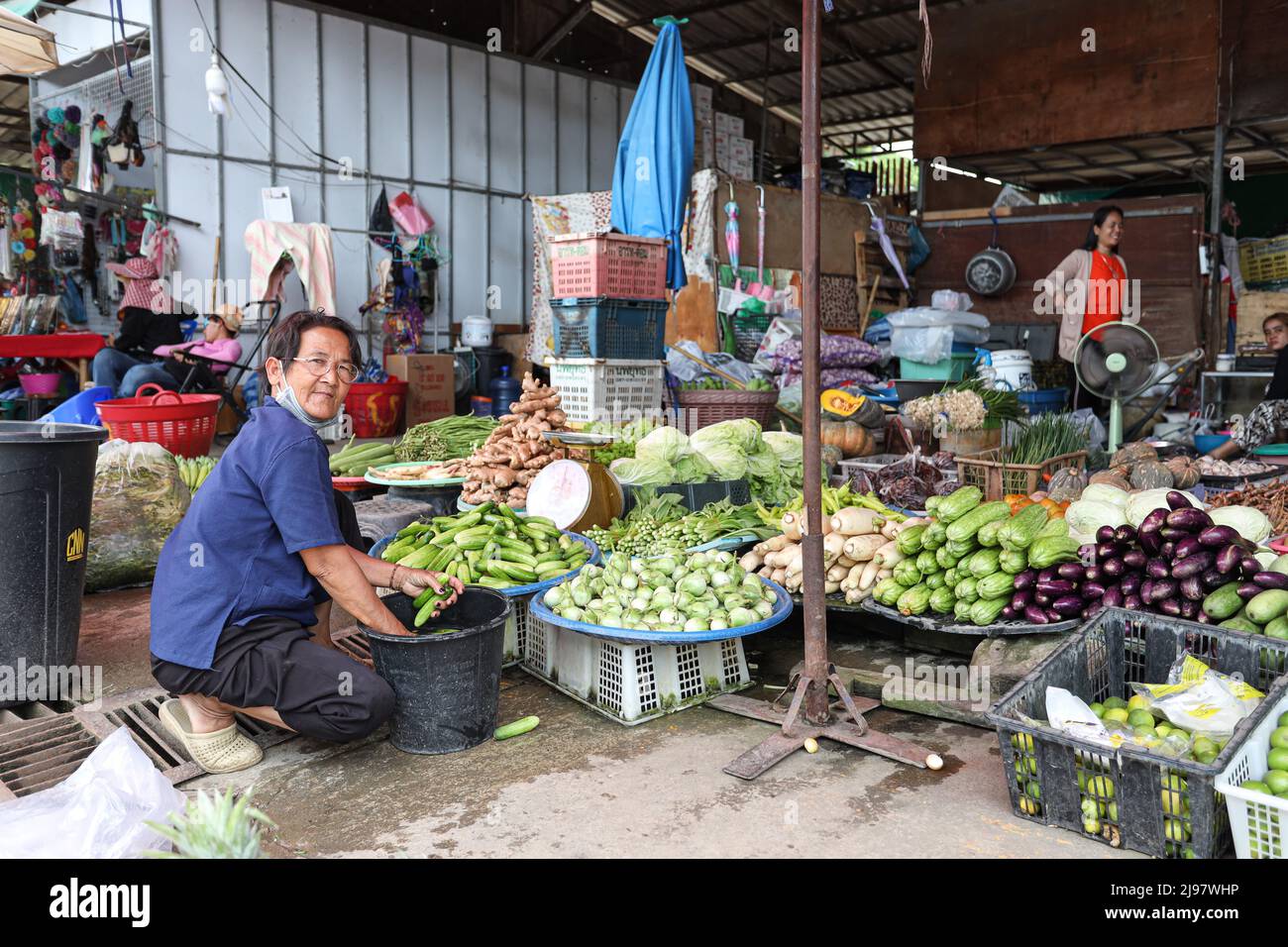 Cambodian police checkpoint hi-res stock photography and images - Alamy