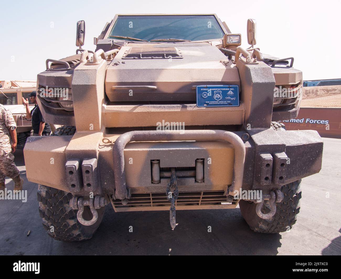Abu Dhabi, UAE - Feb.23. 2011: Typhoon 4x4 Mine Resistant Ambush ...