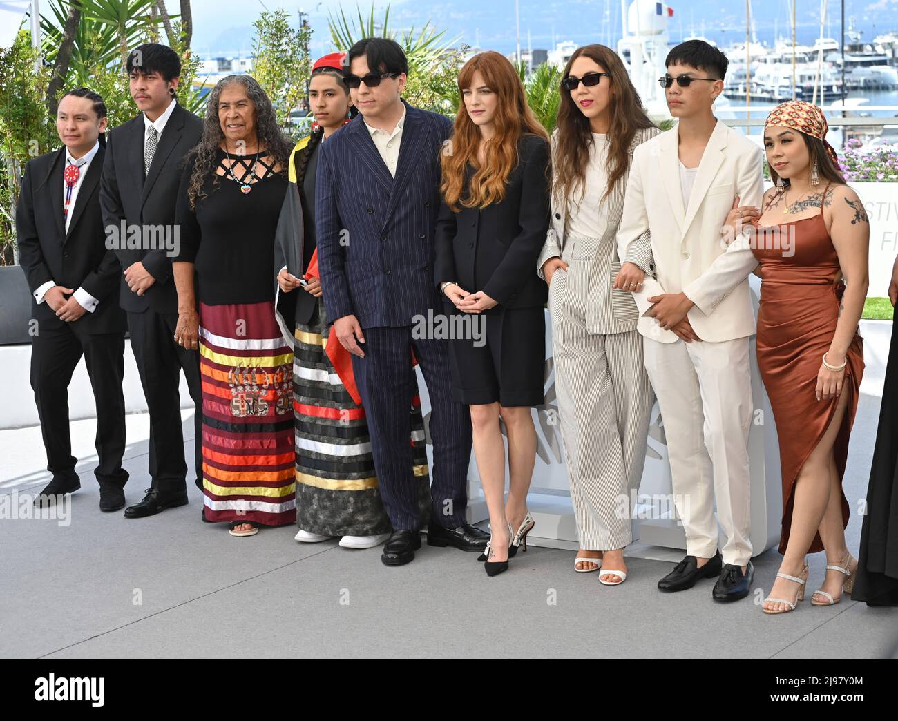 Cannes, France. 21st May, 2022. CANNES, FRANCE. May 21, 2022: Riley Keough, Ladainian Crazy ...