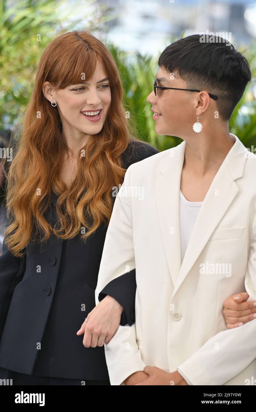 Cannes, France. 21st May, 2022. CANNES, FRANCE. May 21, 2022: Riley ...