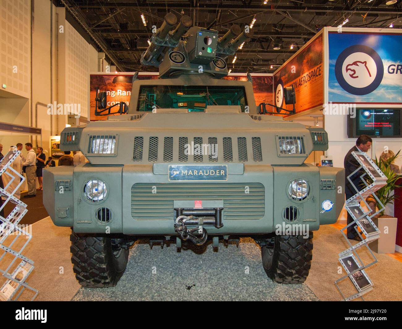 Abu Dhabi, UAE - Feb.23. 2011: South African Marauder 4x4 Mine ...