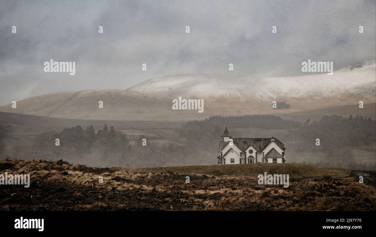 Sunset burned clouds hi-res stock photography and images - Alamy